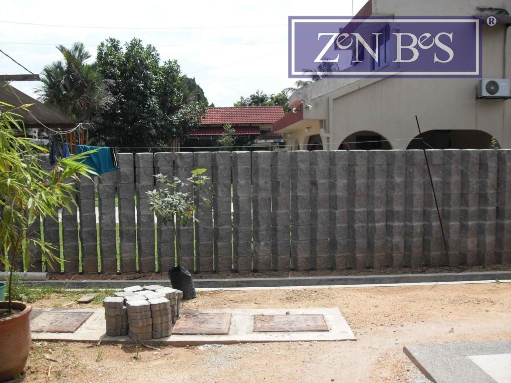 Corner Rock Face Fencing Wall 1 - Zenbes Malaysia